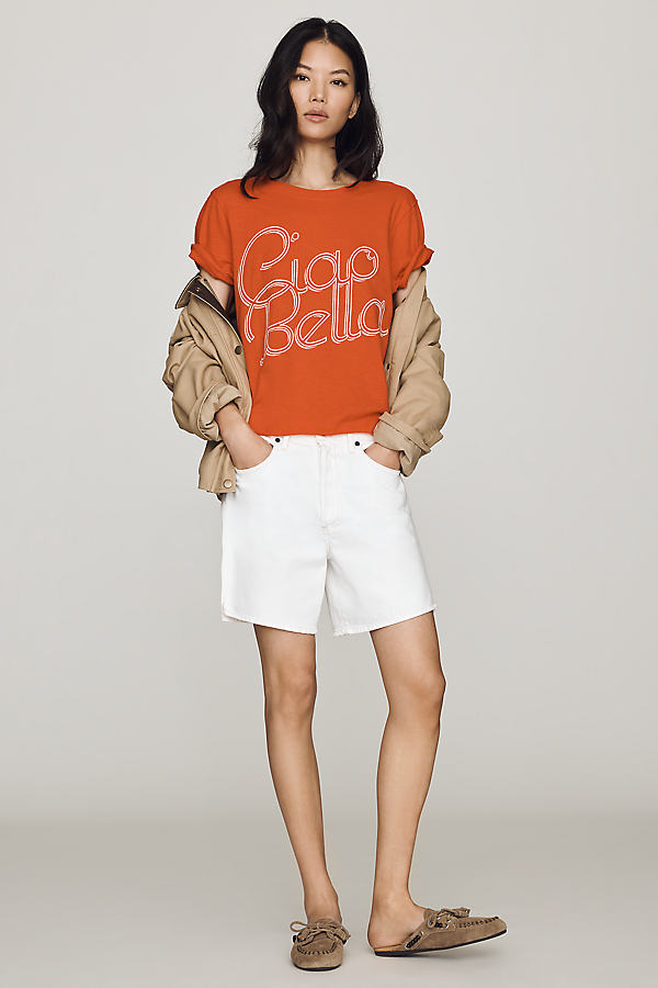MAEVE Maeve Caitlin 100% Cotton Boxy Tee